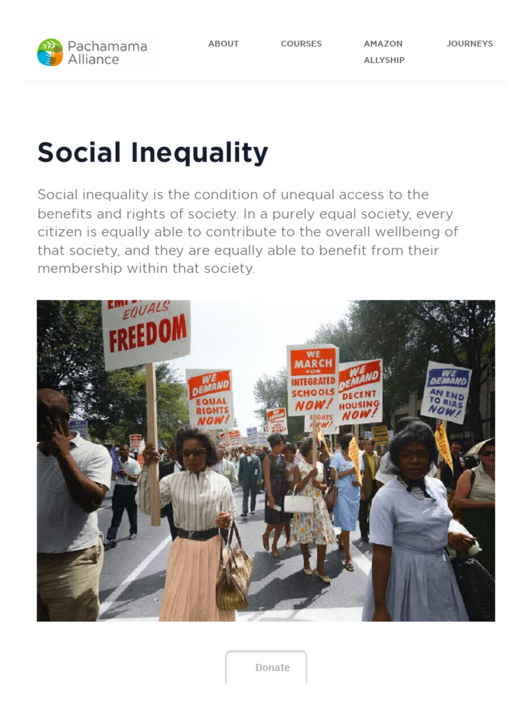 Social Inequality | PDF | Social Inequality | Discrimination & Race ...