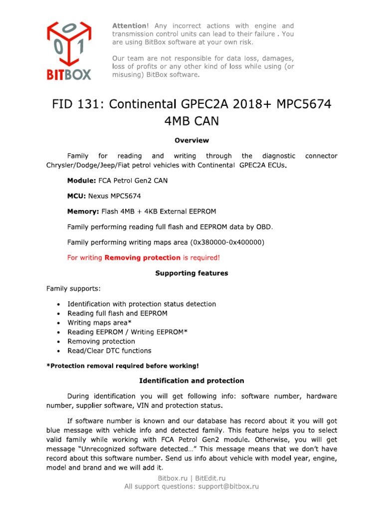 Fid 131 Continental Gpec2a 2018+ Mpc5674 | PDF