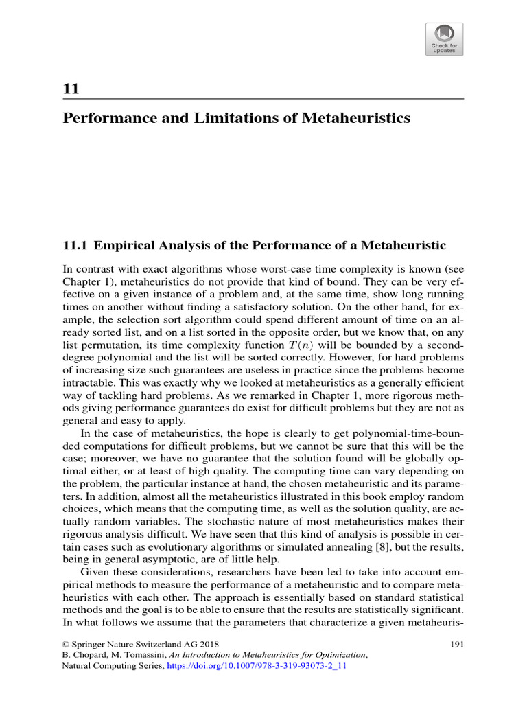 Meta Heuristics Algorithms Pdf Metaheuristic Mathematical Optimization