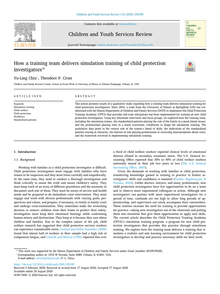 1 s2.0 S0190740920301687 Main | PDF | Simulation | Learning