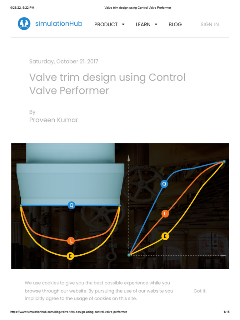 Valve Trim Design Using Control Valve Performer | Download Free PDF ...