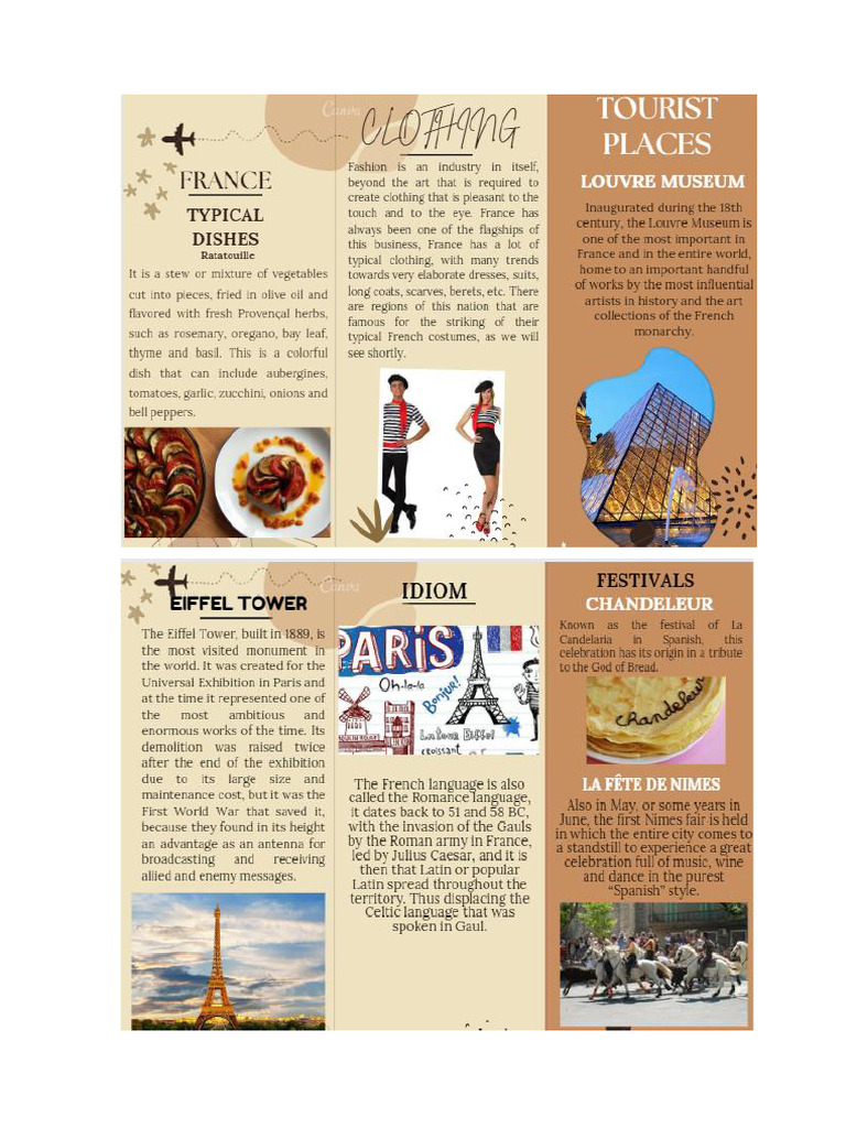 Triptico de Ingles | PDF