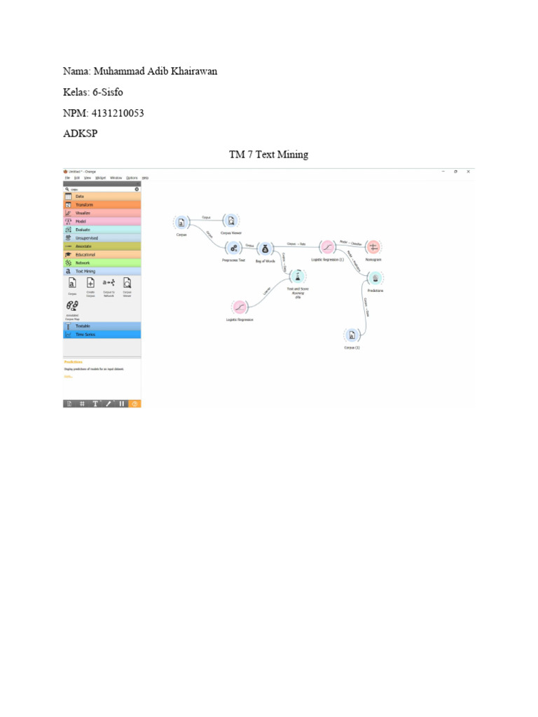 07 Muhammad Adib Khairawan Tm 7 Text Mining Pdf 