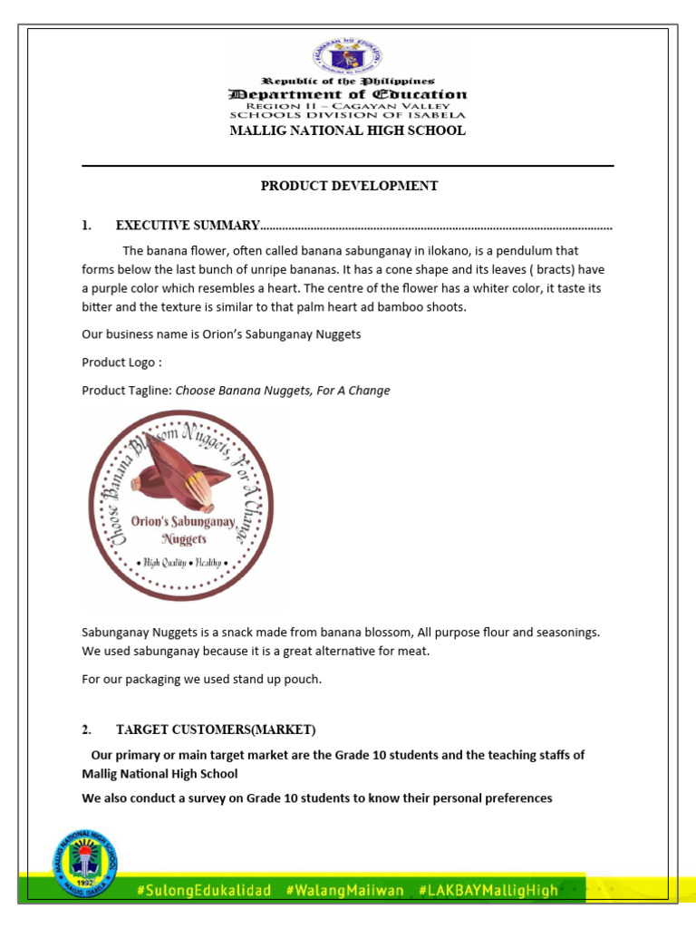 Entrep Product Development | PDF | Marketing Strategy | Pricing