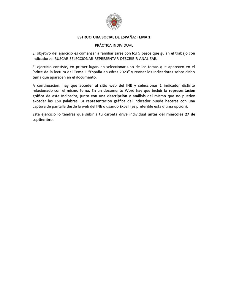 Ejercicio Individual Tema 1 | PDF