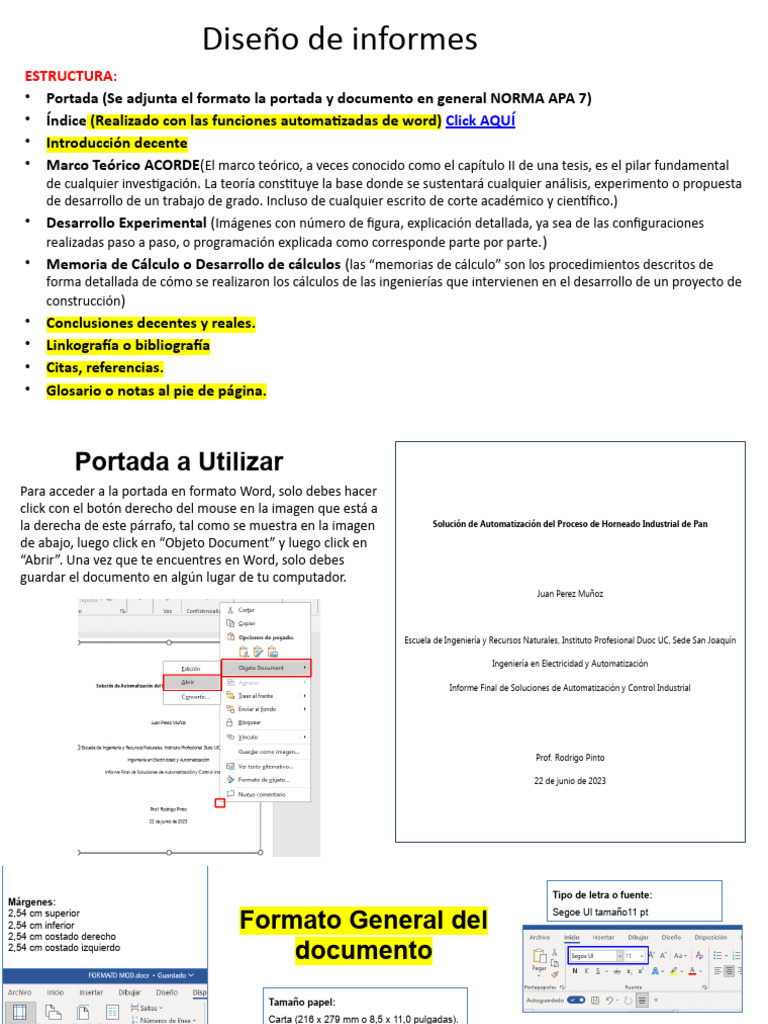 Nuevo Formato Informes Norma Apa 7 | PDF | Comillas | Ingeniería