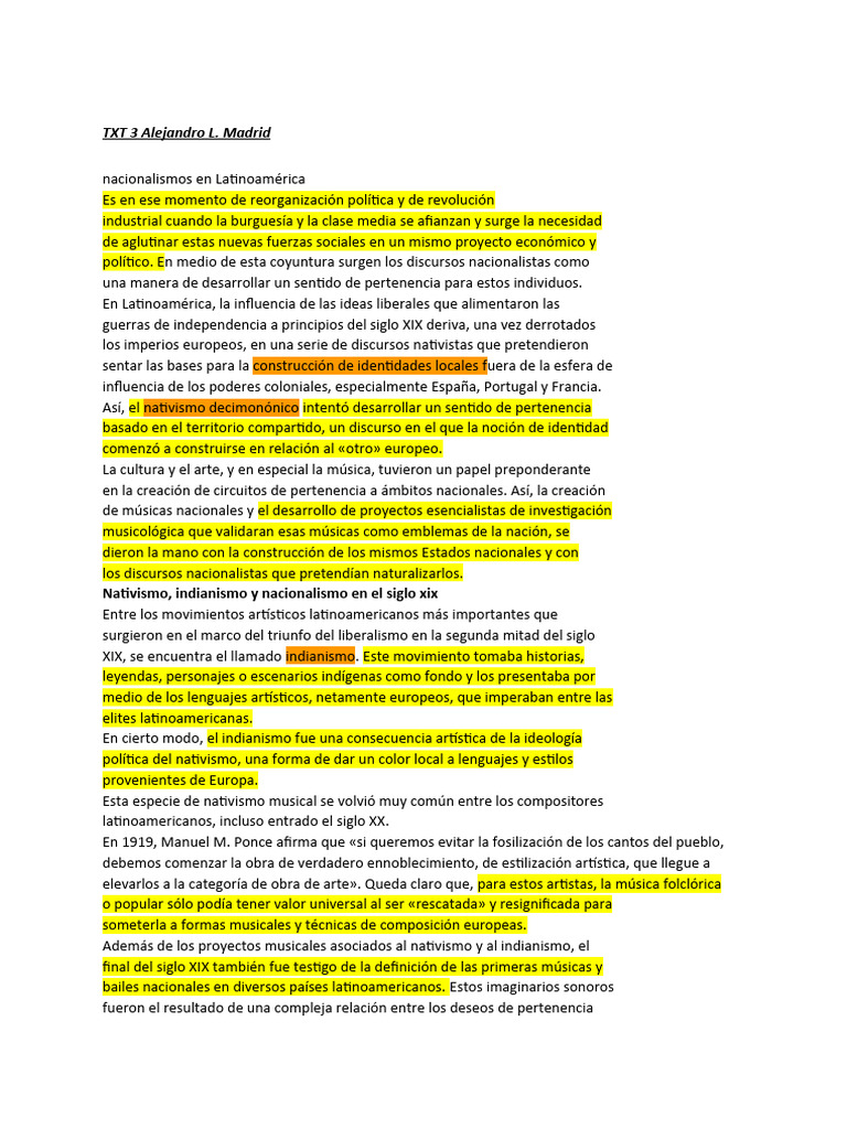 13 Alejandro L Madrid | PDF | Nacionalismo | America latina