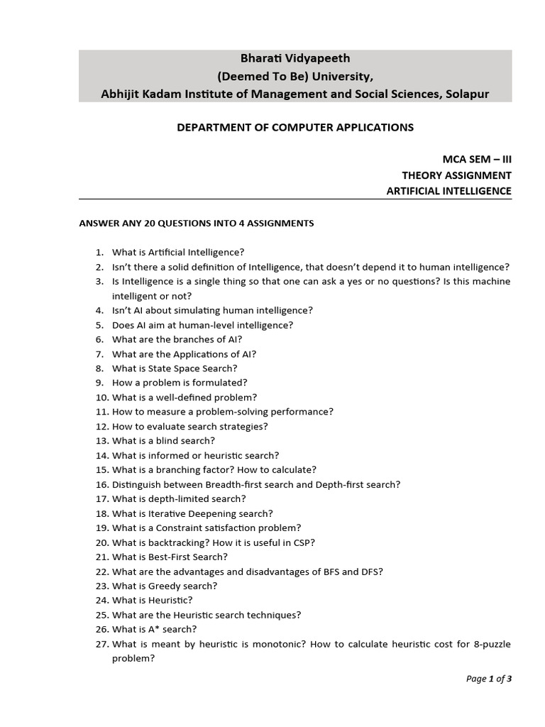 Artificial Intelligence | PDF | Knowledge Representation And Reasoning | Artificial Intelligence