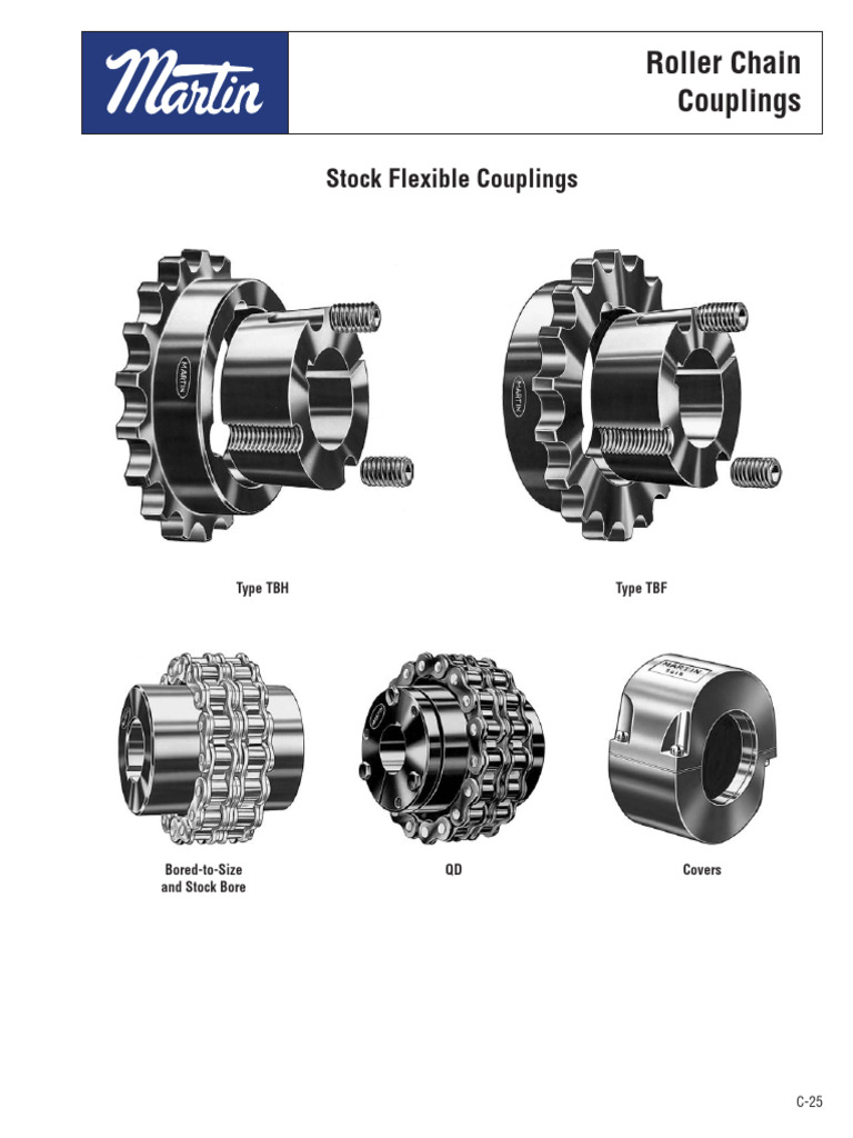 Roller Chain Couplings | PDF | Mechanical Engineering | Manufactured Goods