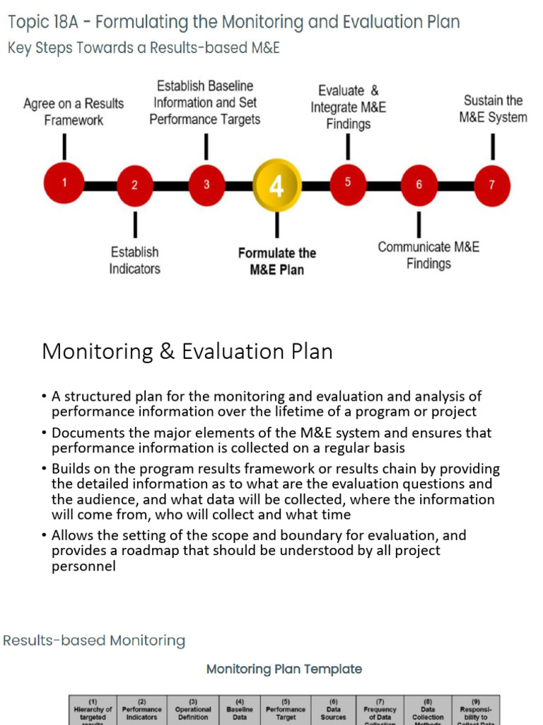 Comprehensive Monitoring & Evaluation Plan | PDF