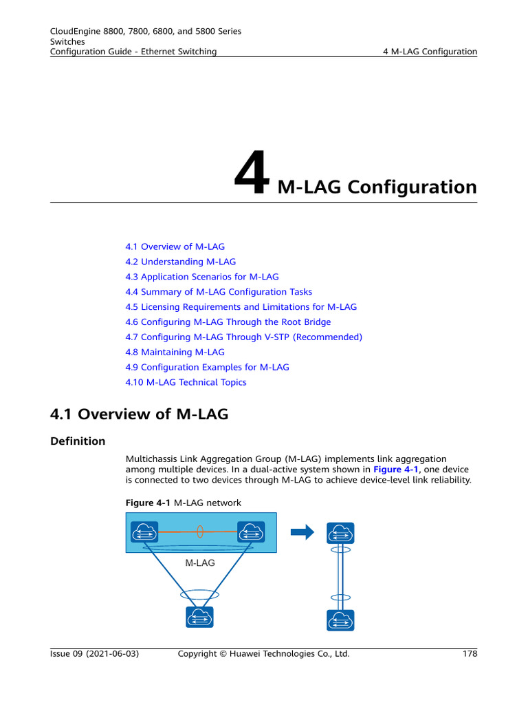 01 04 M LAG Configuration | PDF | Network Switch | Computer Network
