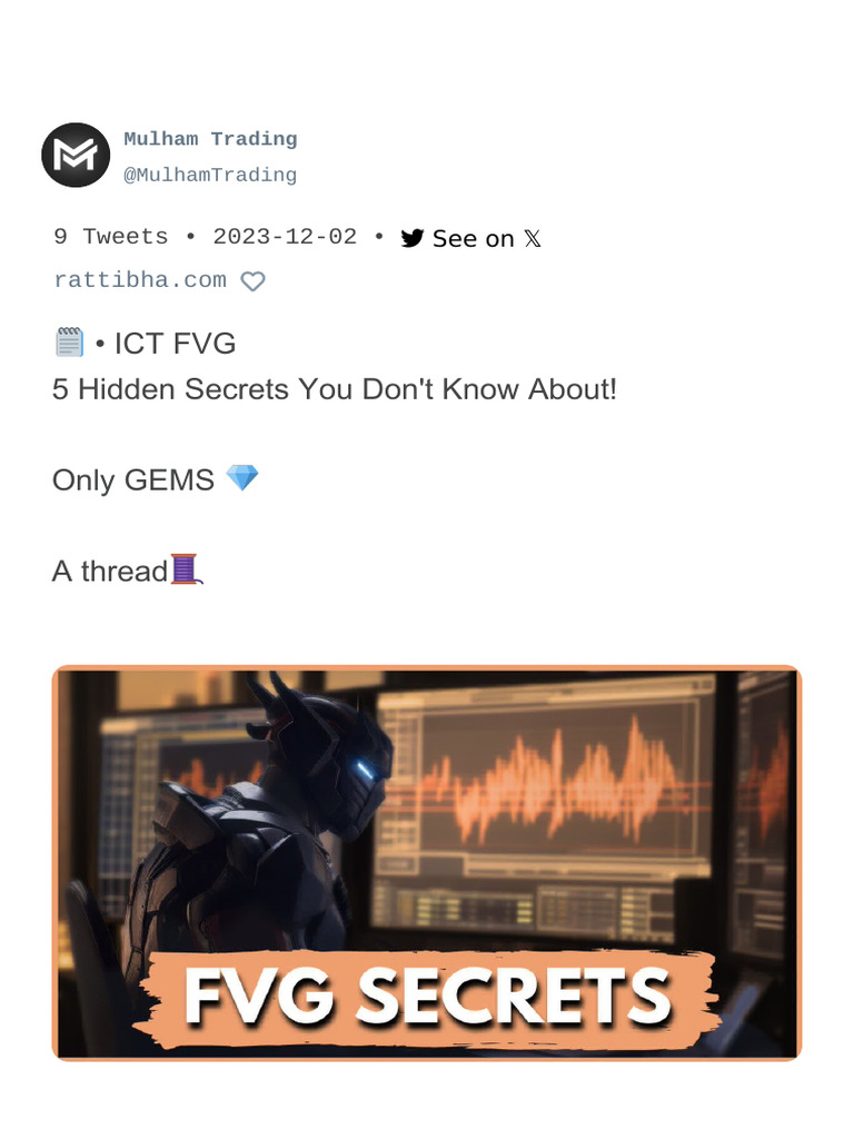 Ict - FVG - 5 - Thread - by - Mulhamtrading - Dec 2, 23 - From ...