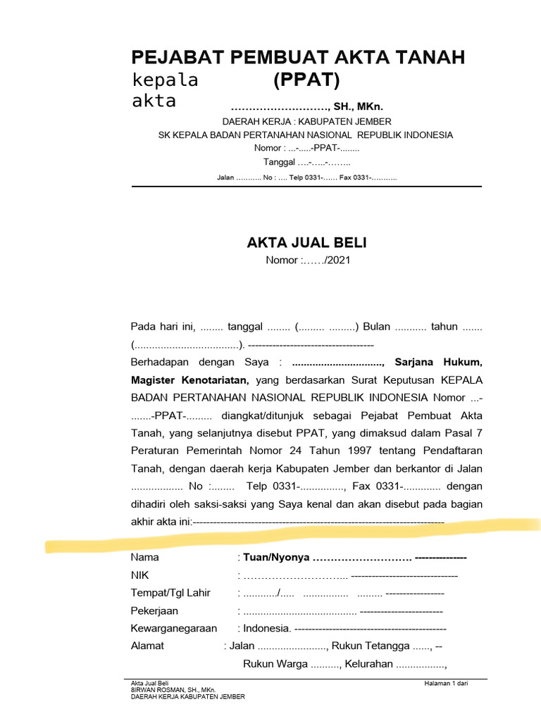 Ajb Format | PDF | Griya & Taman
