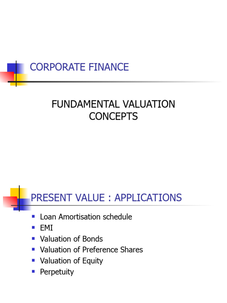 Session 4 - Valuation Concepts | PDF | Bonds (Finance) | Present Value