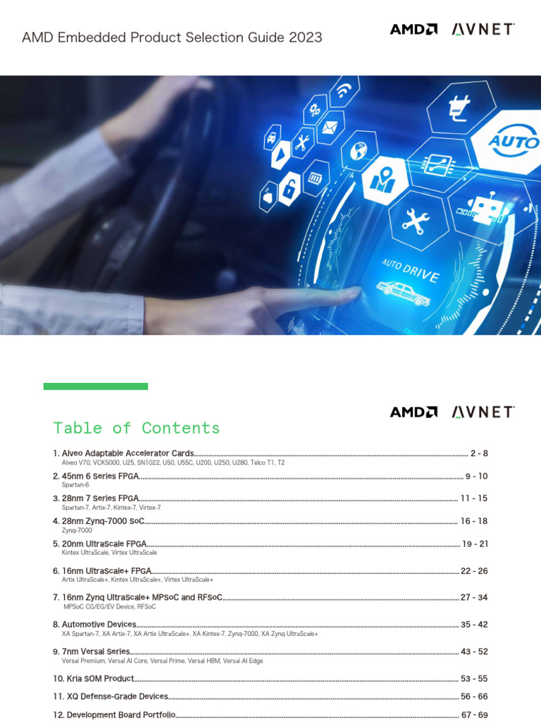 Avnet Xilinx Product Selection Guide 2021 EN | PDF | Field Programmable Gate Array | Computer ...