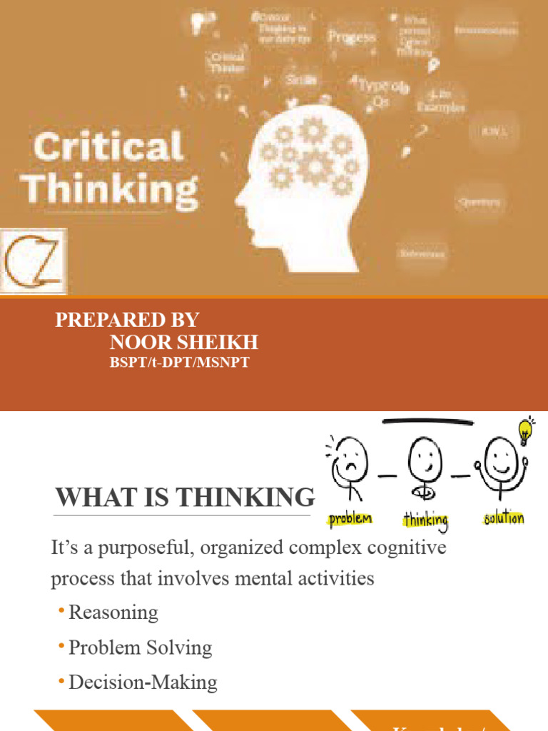 Critical Thinking | Download Free PDF | Thought | Critical Thinking