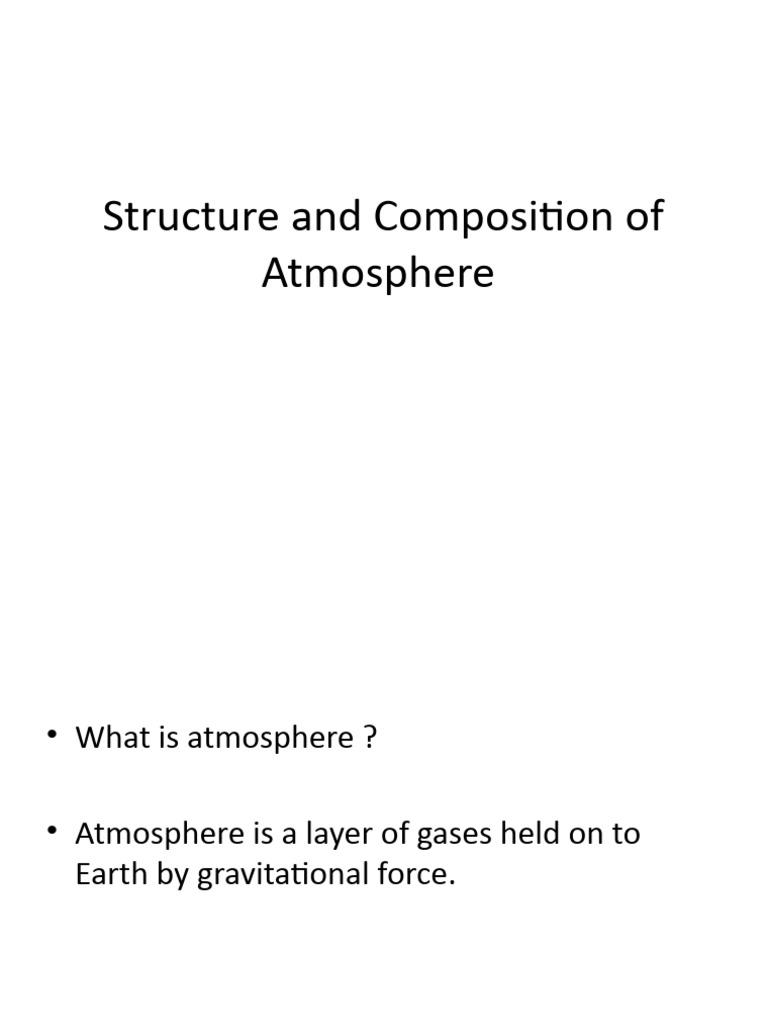 Structure and Composition of Atmosphere | PDF