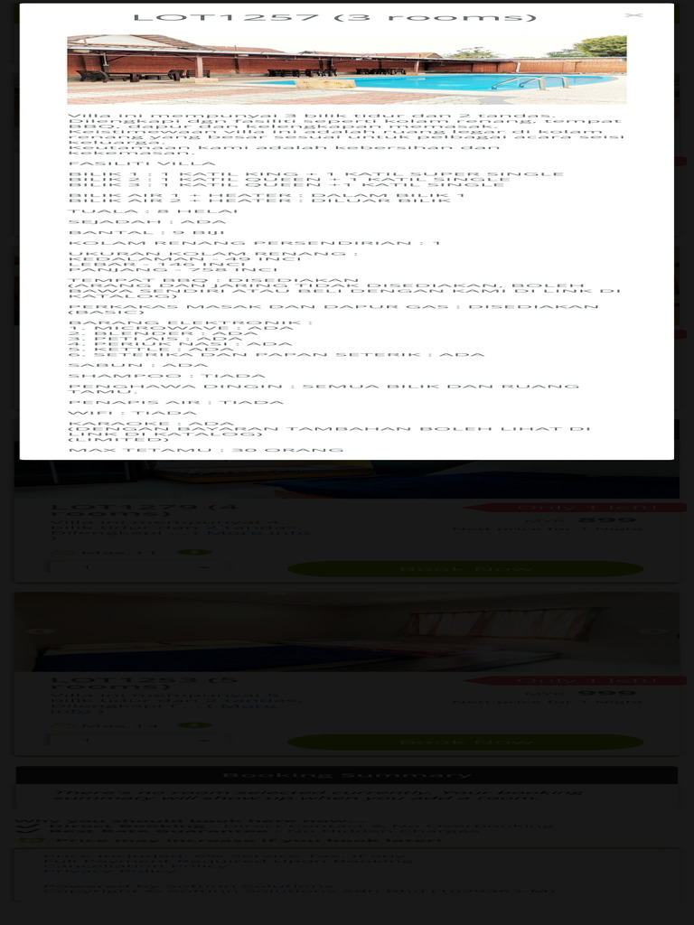 Besla SDN BHD Online Reservation System - Softinn Extranet | PDF