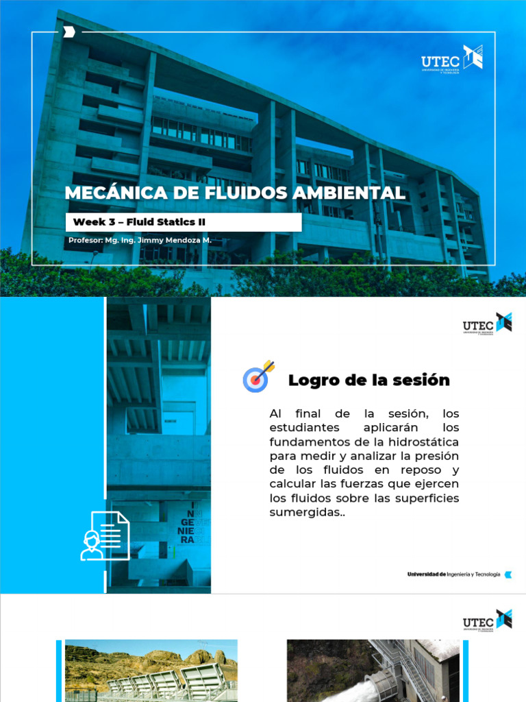 Semana 03 Estatica Fluidos II | PDF | Buoyancy | Fluid Mechanics