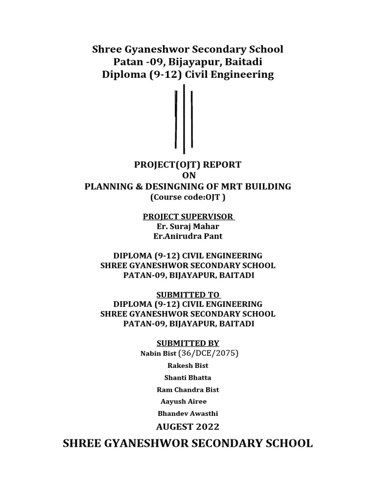 MRT Building Planning & Design Report | PDF | Structural Engineering ...