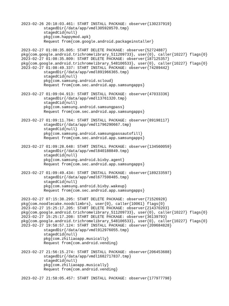 PM Debug Info | PDF | Android (Operating System) | Software