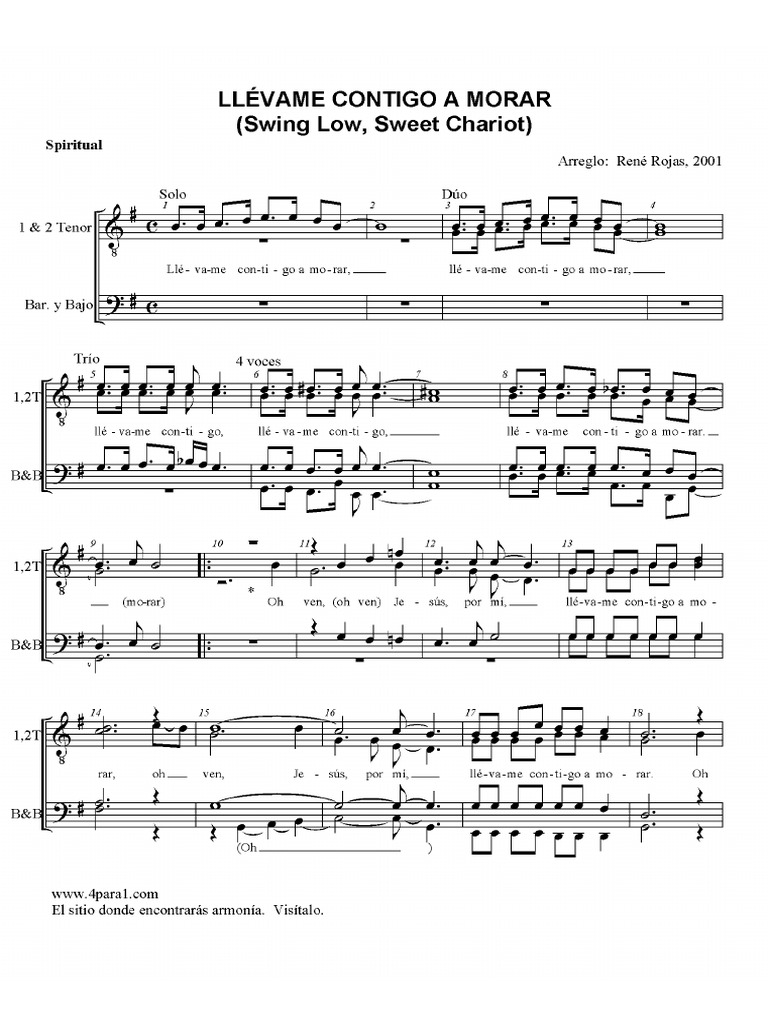 Llevame Contigo A Morar | PDF