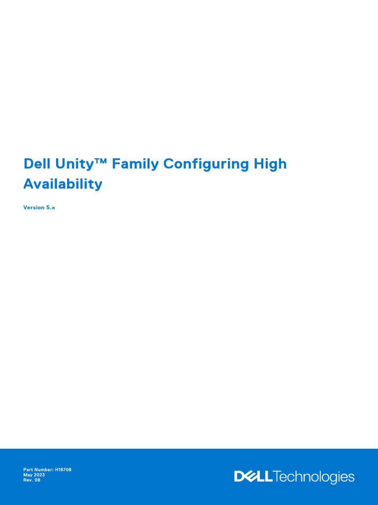 Dell Unity Configuration and Best Practices | PDF | Network Switch | Computer Network