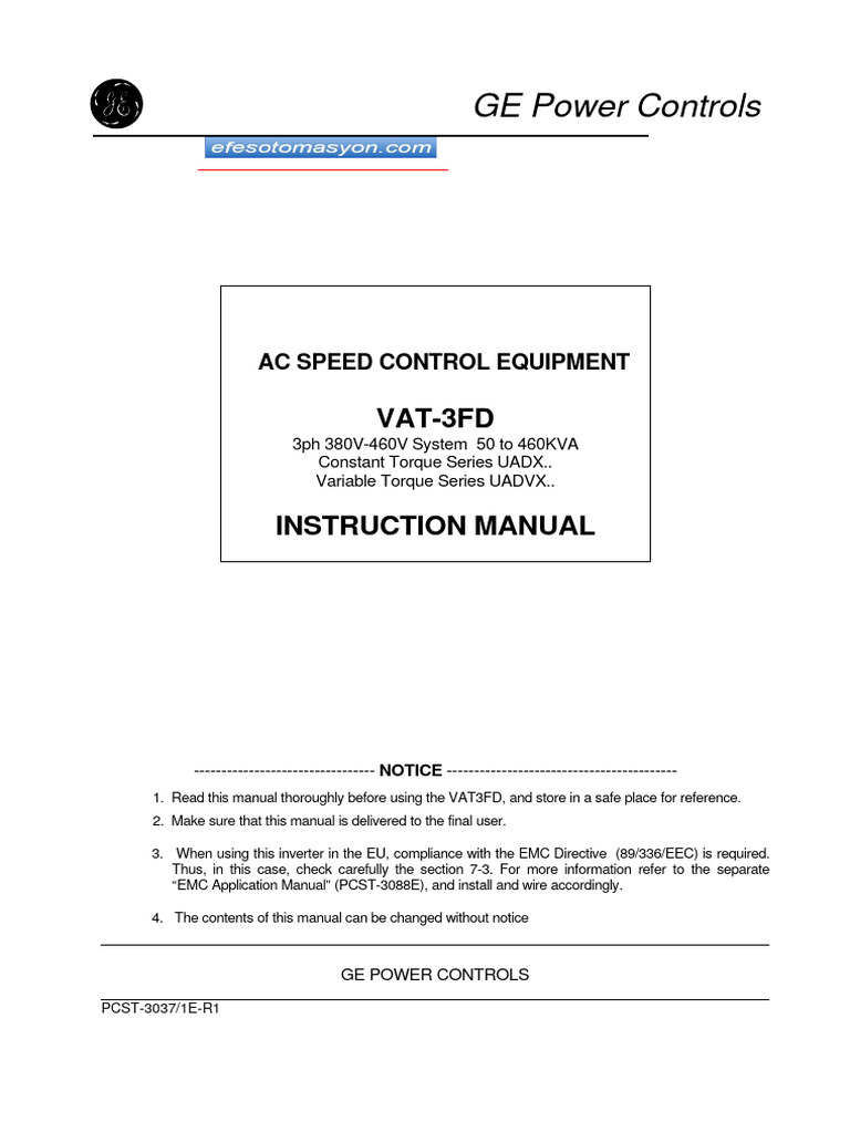 Vat-3fd Instruction Manual | PDF | Power Supply | Power Inverter