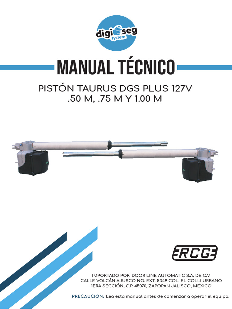Pistón Taurus Digiseg | PDF | Hogar, jardinería y bricolaje | Informática
