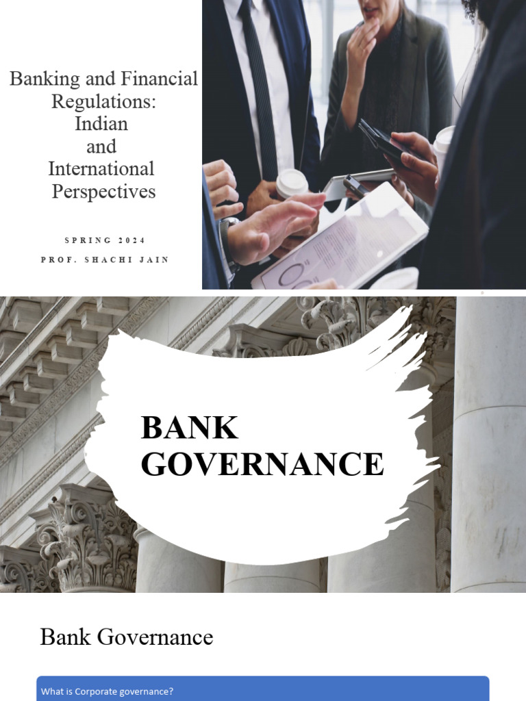 Bank Governance, NPA, Debt Recovery, Bank Resolution (Week 7-10) | PDF ...