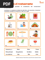 En El Restaurante Nivel A1 Arche-Ele | PDF
