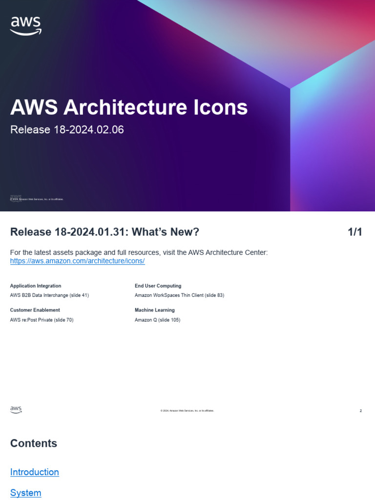 AWS Architecture Icons Deck - For Light BG - 02062024 | PDF | Amazon ...