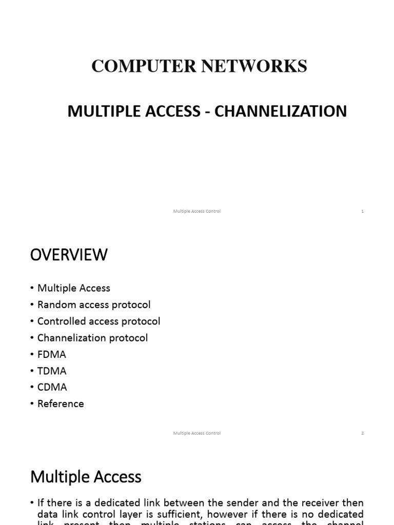 Unit 2 - 3 | PDF | Channel Access Method | Electronics Unit 2 - 3 | PDF | Channel Access Method | Electronics