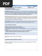 List of Behavioral Verbs in Filipino and English For Lesson Objectives ...