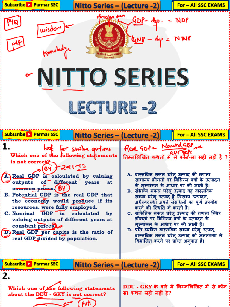 Nitto Series - Lectur e - 2 | PDF