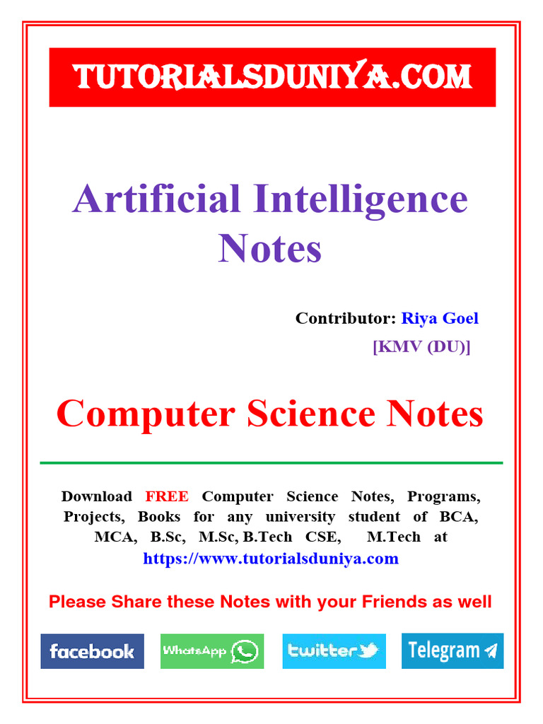 Artificial Intelligence Handwritten Notes by Riya | PDF | Computer ... Artificial Intelligence Handwritten Notes by Riya | PDF | Computer ...