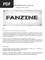 Taller Como Hacer Un Fanzine A4 | PDF | Imprenta | Microsoft Word