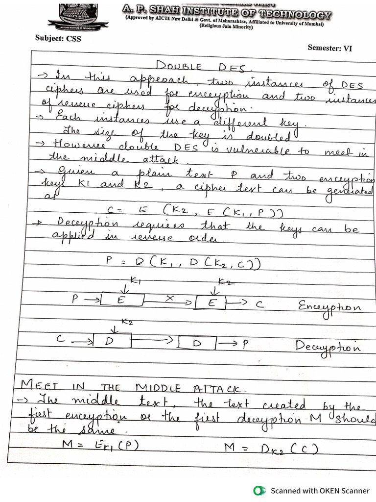 Double Triple Des Pdf