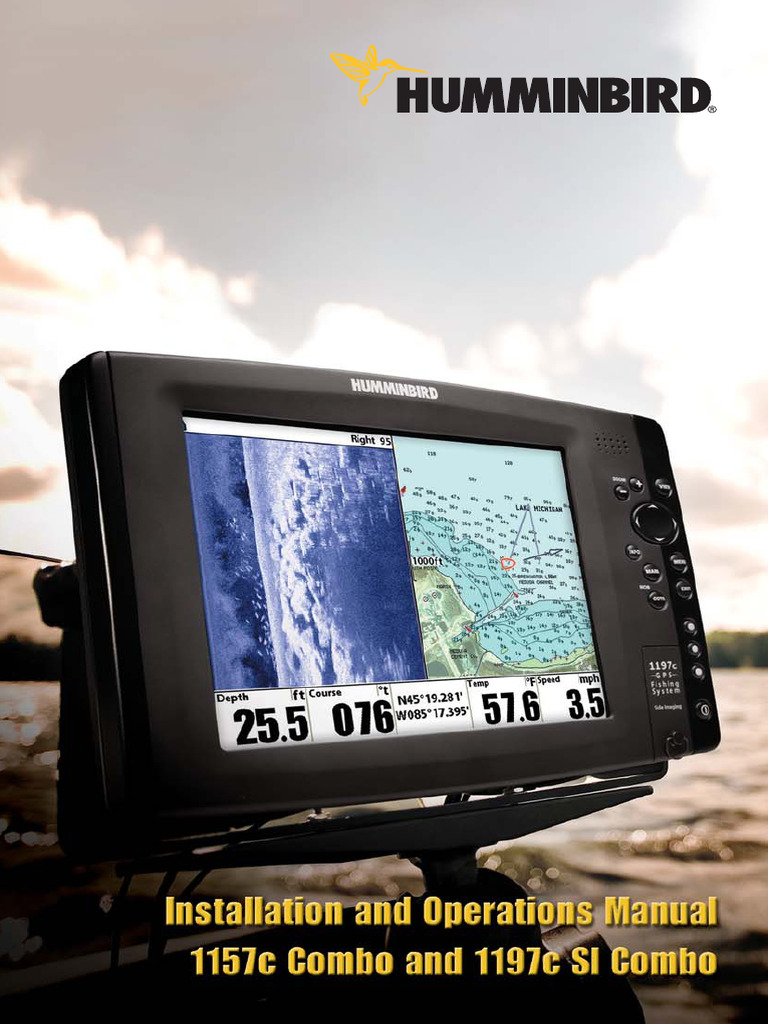 Manual Humminbird 1157C | PDF | Sonar | Global Positioning System