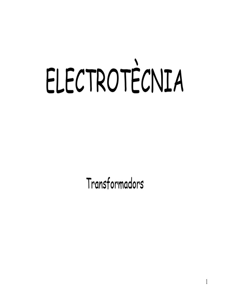505-ppt-Transformadors | PDF
