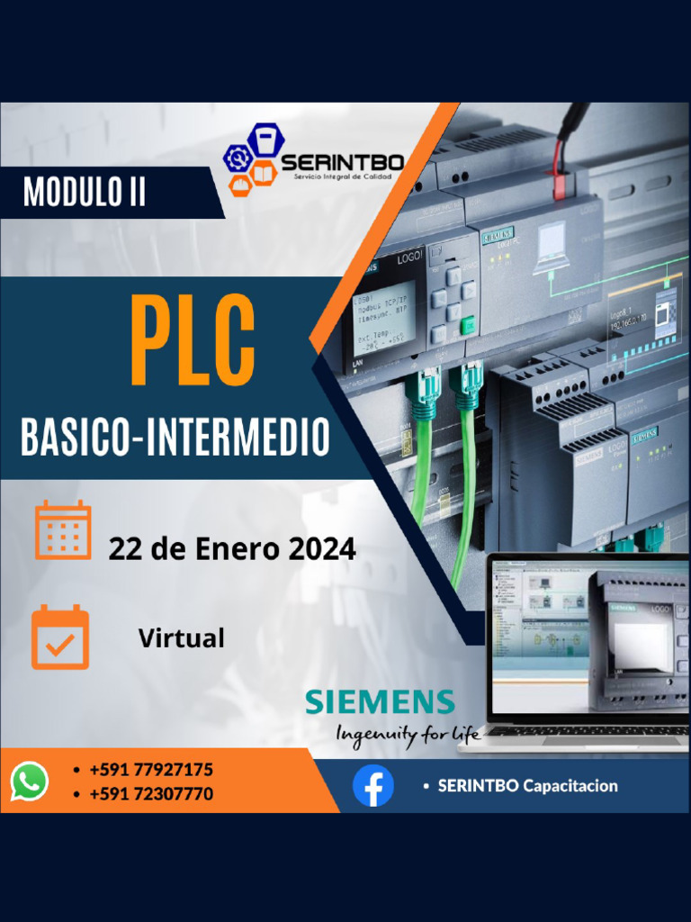 Curso Virtual de PLC Básico-Intermedio | PDF | Informática | Ingeniería