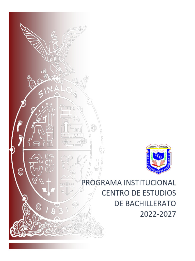 Programa Institucional Ceb 2022-2027 03 Marzo | PDF | Maestros | Planificación