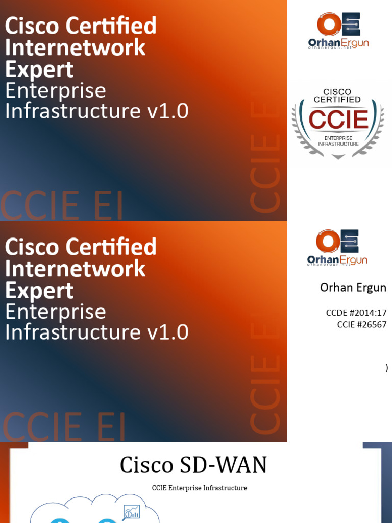CCIE EI Evolving Technology | PDF | Computer Network | Virtual Private Network