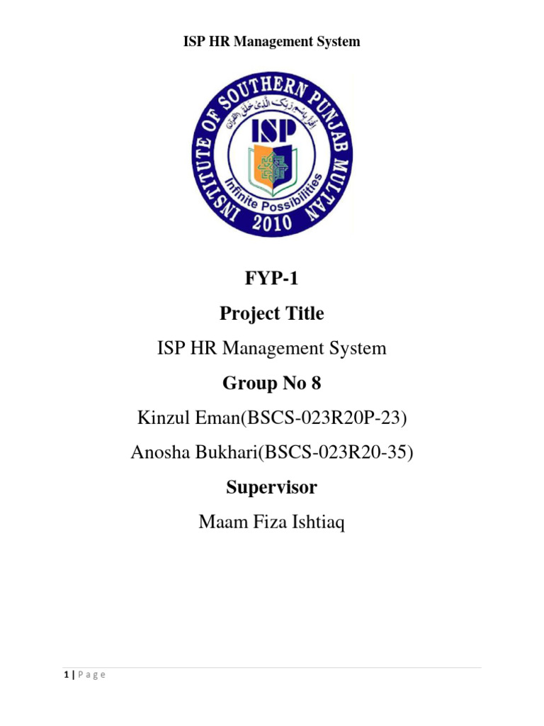 FYP-1 Project Group8 | PDF | Automation | Computer Security