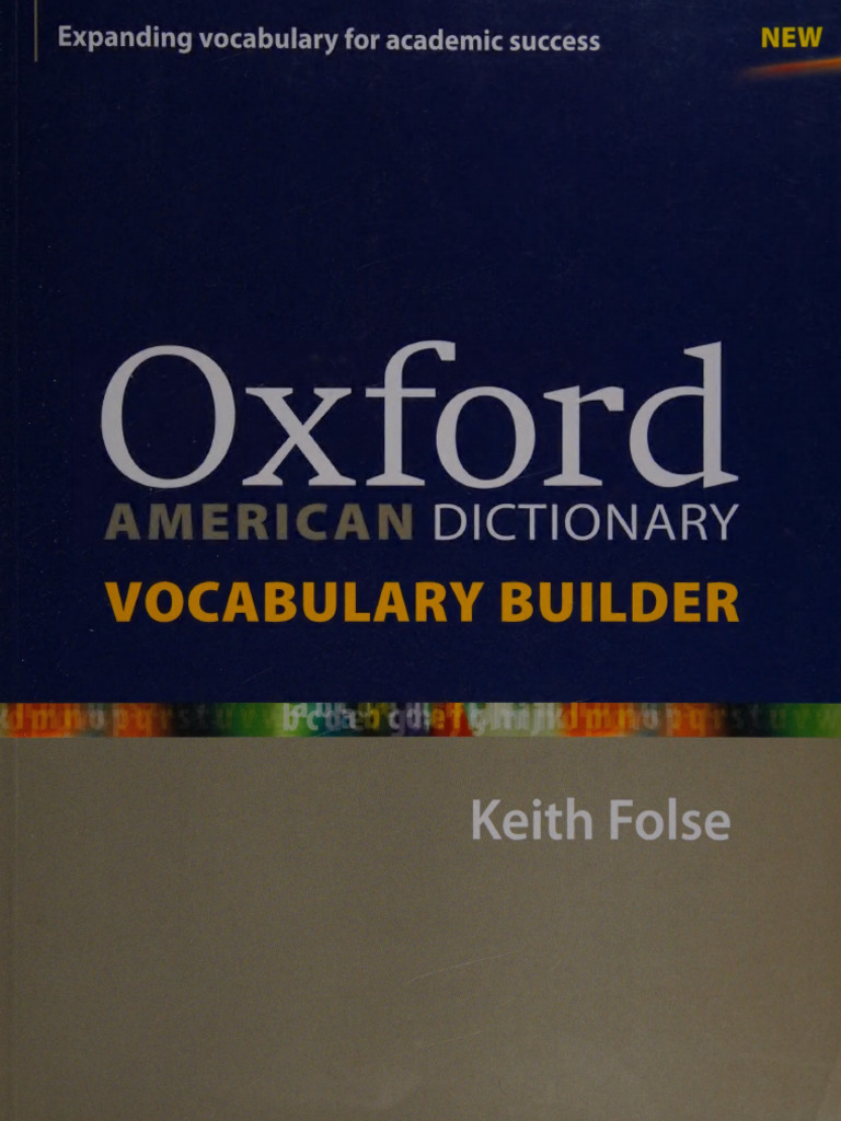 Oxford American Dictionary Vocabulary Builder Lessons and Activities ...
