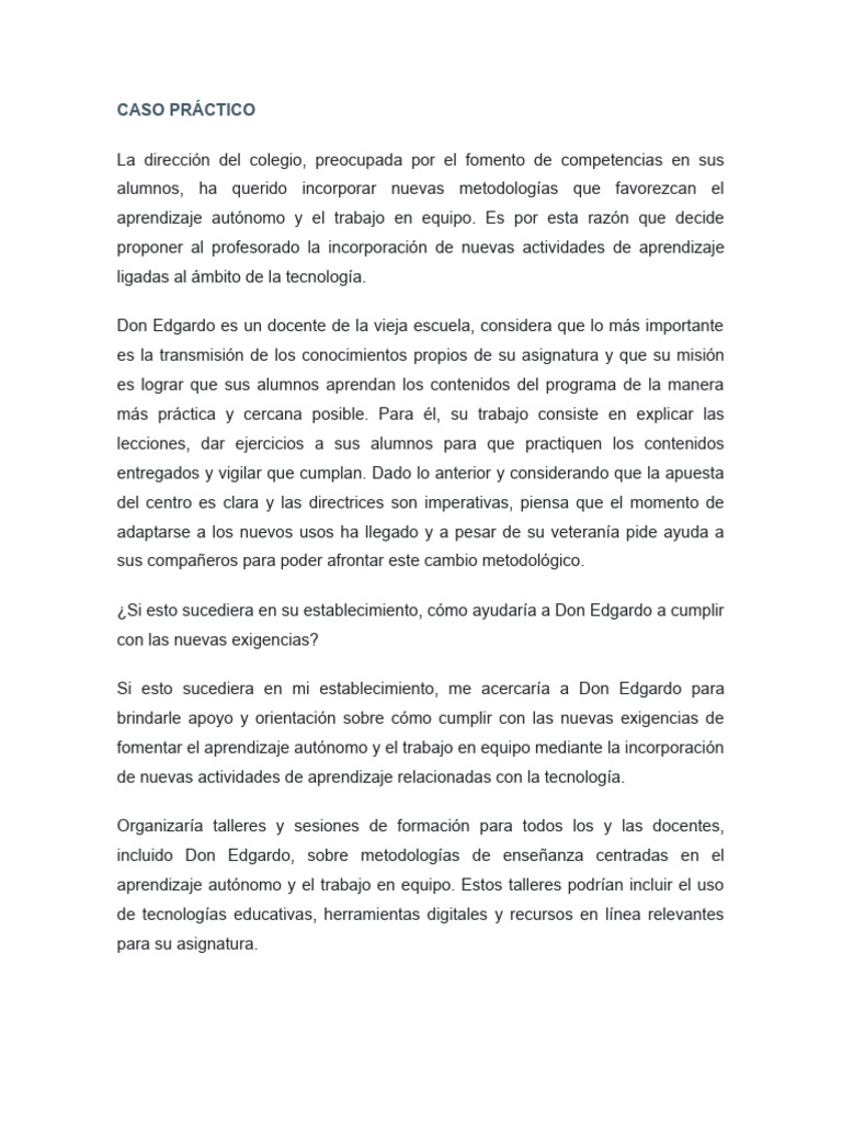 Rodriguez Leandra Prueba Práctica M2 | PDF | Enseñando | Aprendizaje