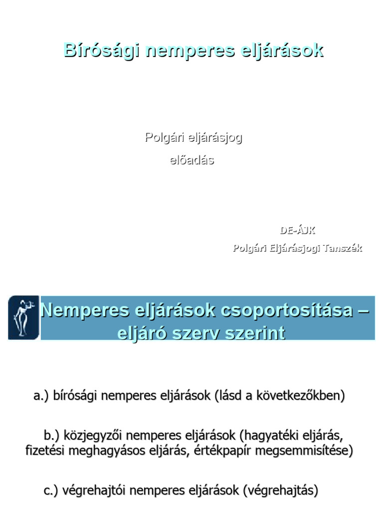 Nemp - Bírósági Nemperes Eljárások-2 | PDF