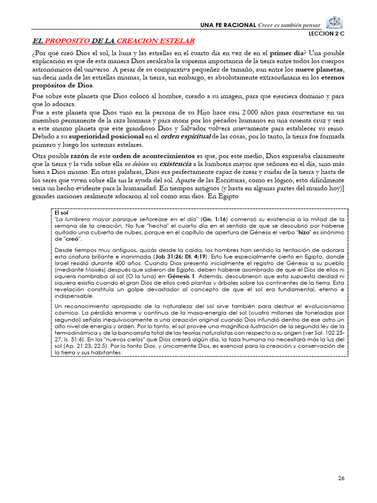 Leccion 2C | PDF | Dios | Dom