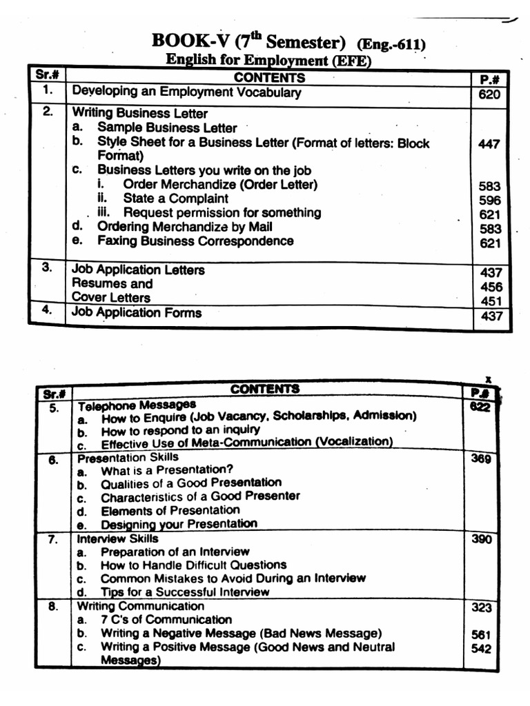 English For Employment | PDF