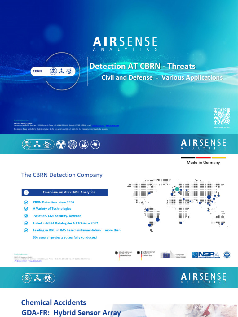 Presentación AIRSENSE - WM | PDF | Cbrn Defense